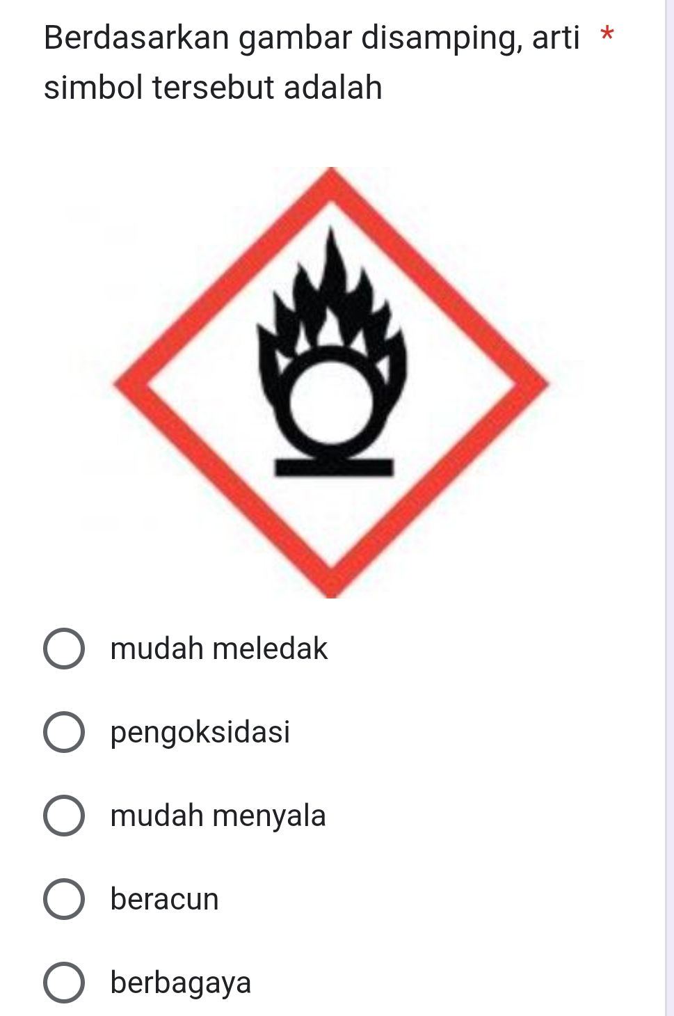 Berdasarkan gambar disamping, arti simbol | StudyX