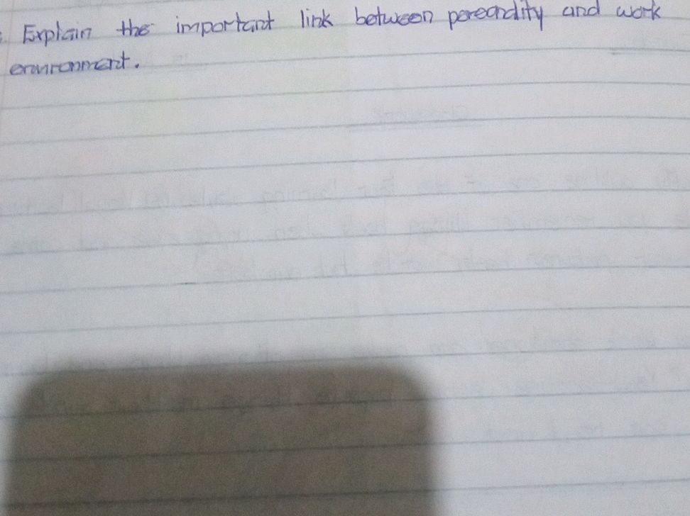 2. Explain the important link between | StudyX