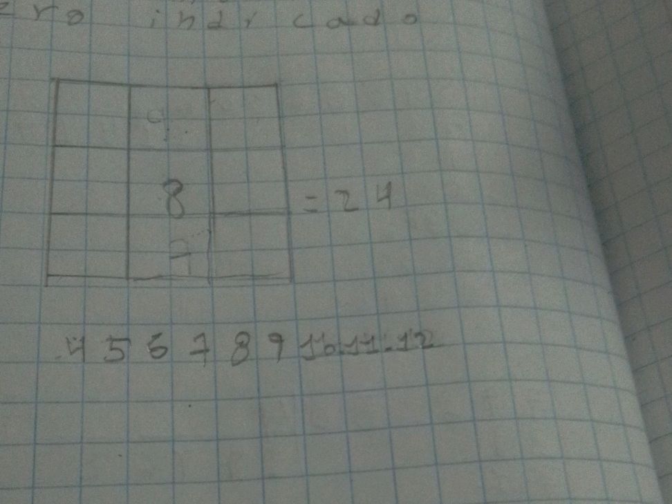 A grid is shown with the number 8 and the | StudyX