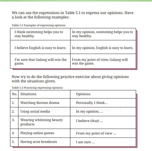 We can use the expressions in Table 5.1 to | StudyX