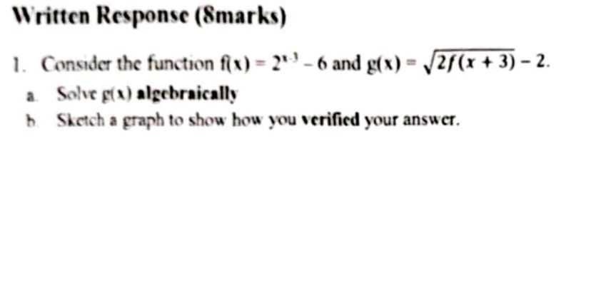 1. Consider the function $f(x) = 2^{x^3} - | StudyX