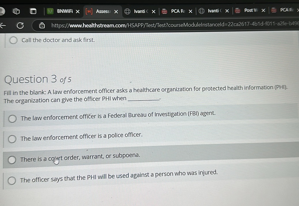 Question 3 of 5 Fill in the blank: A law | StudyX