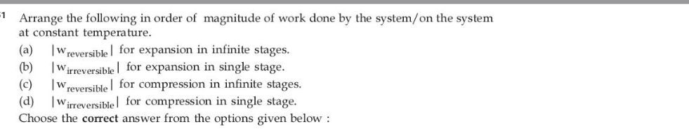 Arrange the following in order of magnitude | StudyX