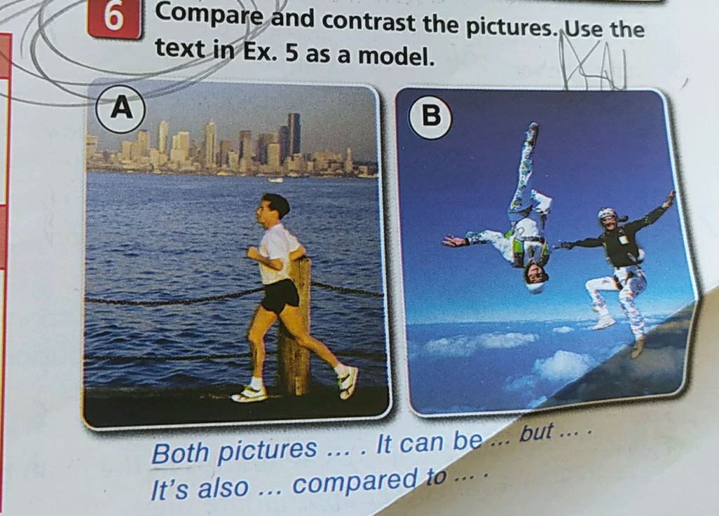 6 Compare and contrast the pictures. Use the | StudyX