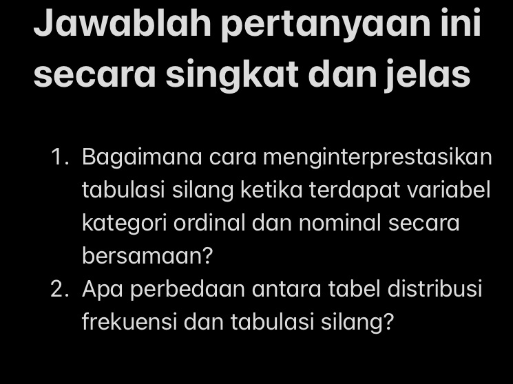 1. Bagaimana cara menginterprestasikan | StudyX