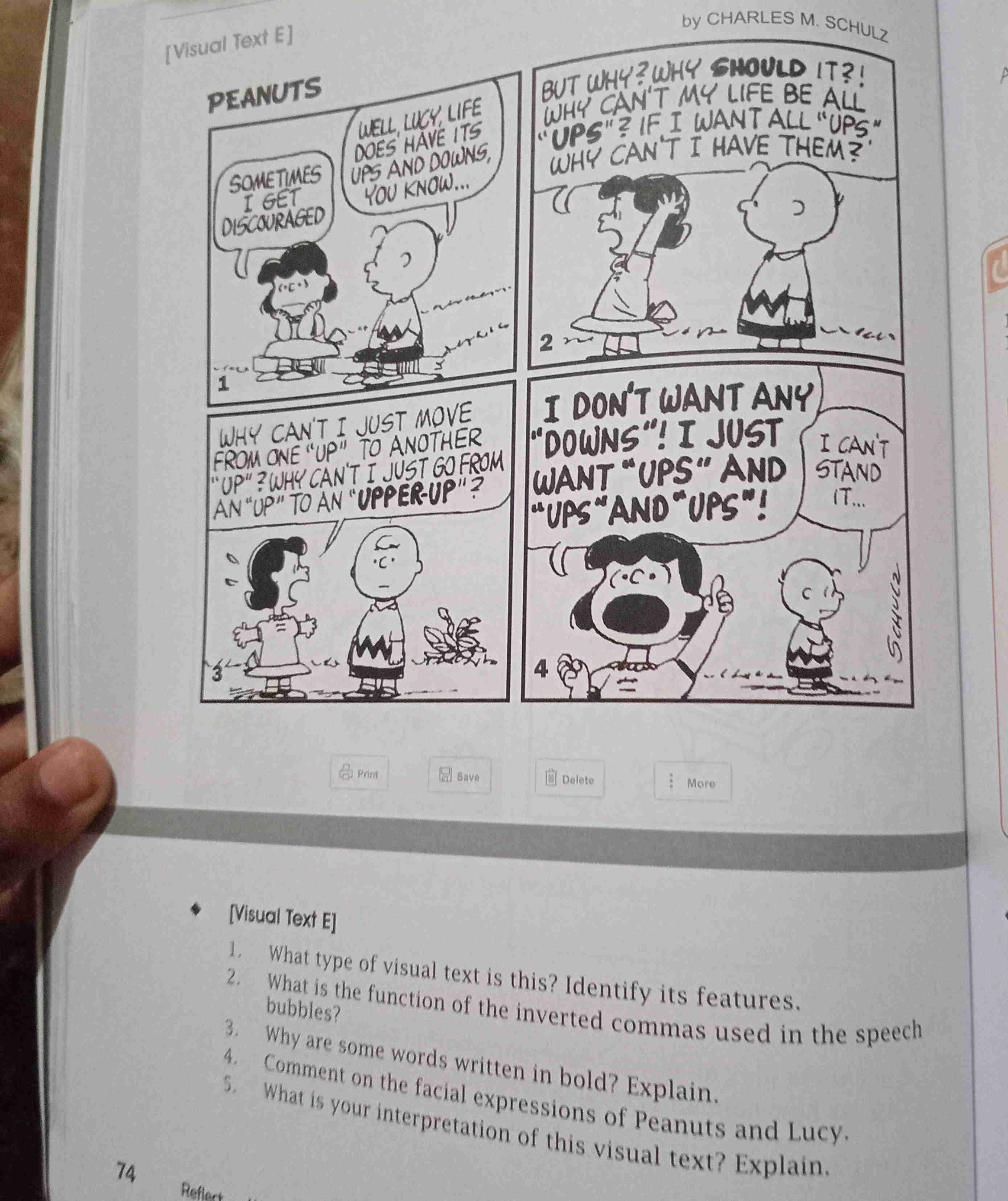 [Visual Text E] 1. What type of visual text | StudyX