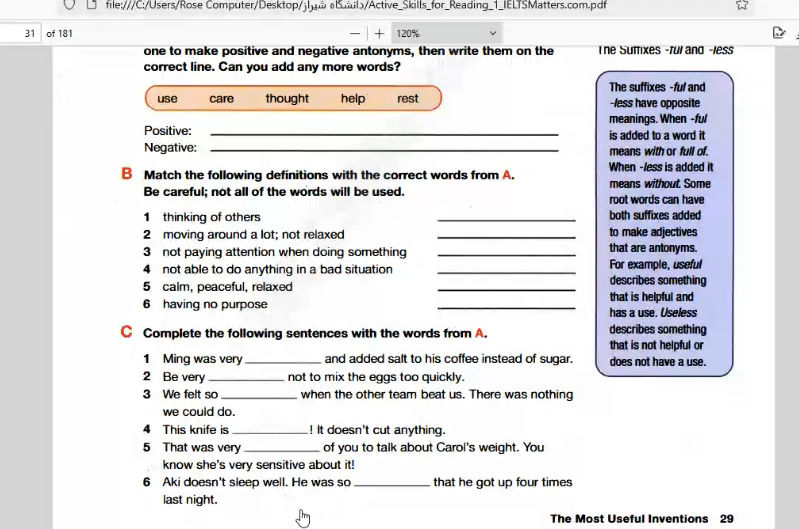 one to make positive and negative antonyms, | StudyX