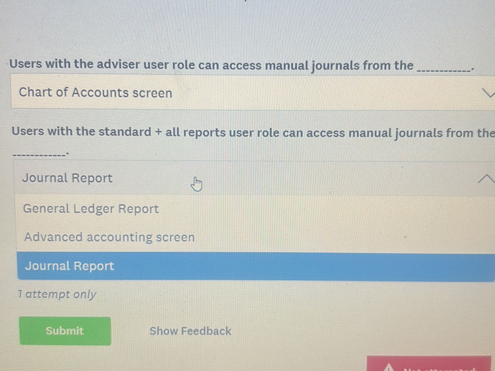 Users with the adviser user role can access | StudyX