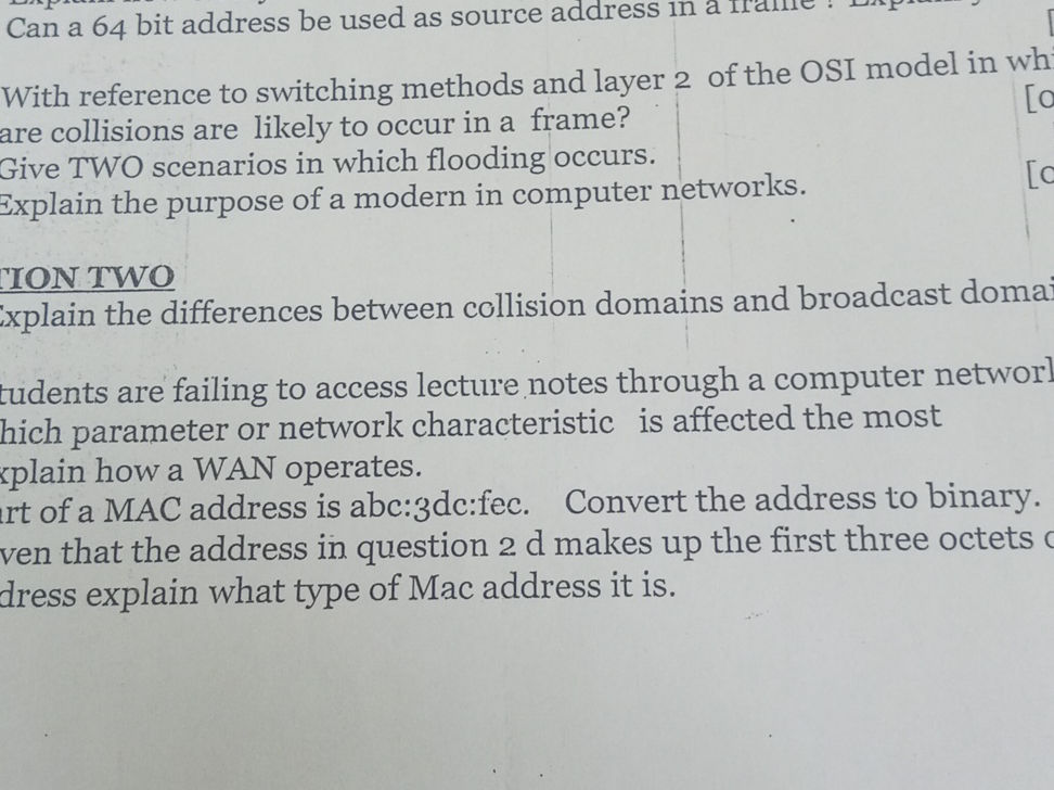 Can a 64 bit address be used as source | StudyX