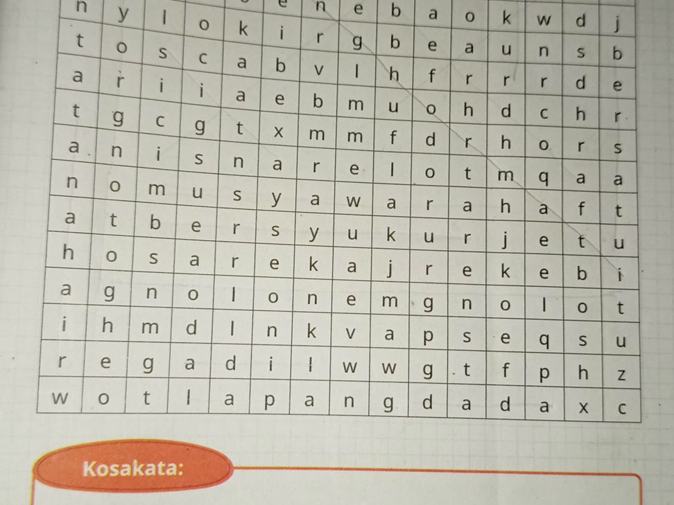 The image shows a word search puzzle. The | StudyX