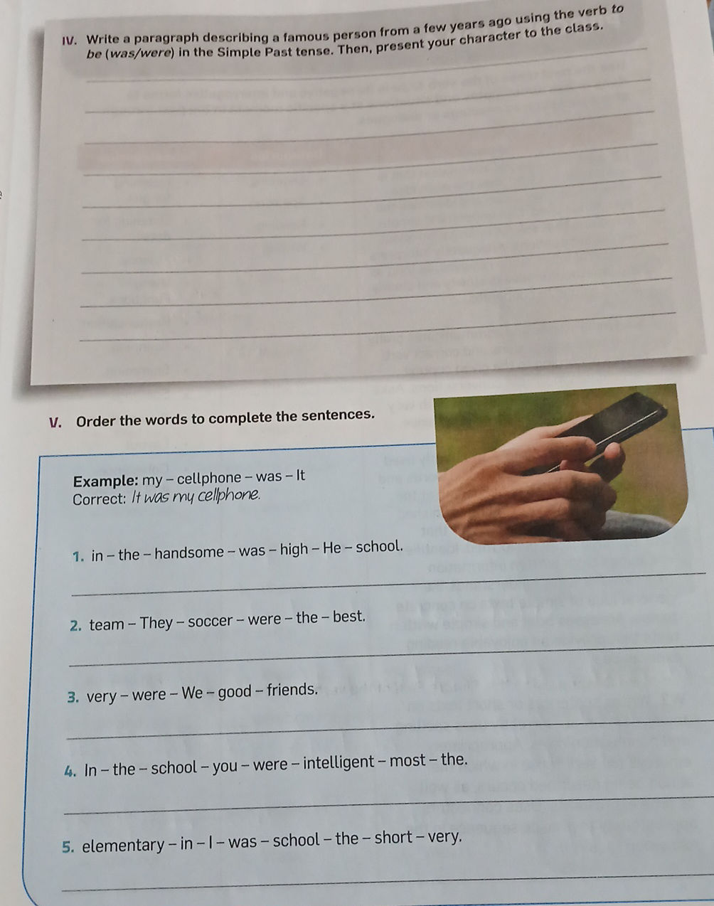 IV. Write a paragraph describing a famous | StudyX