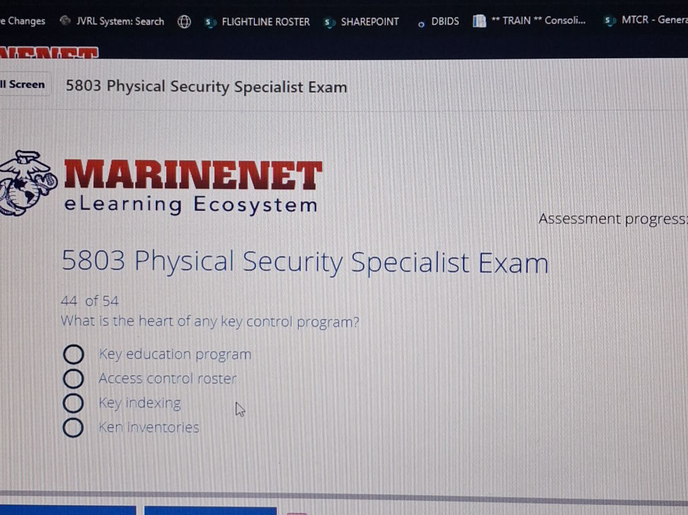 What is the heart of any key control | StudyX