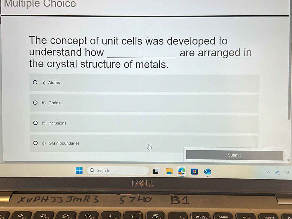 The concept of unit cells was developed to | StudyX