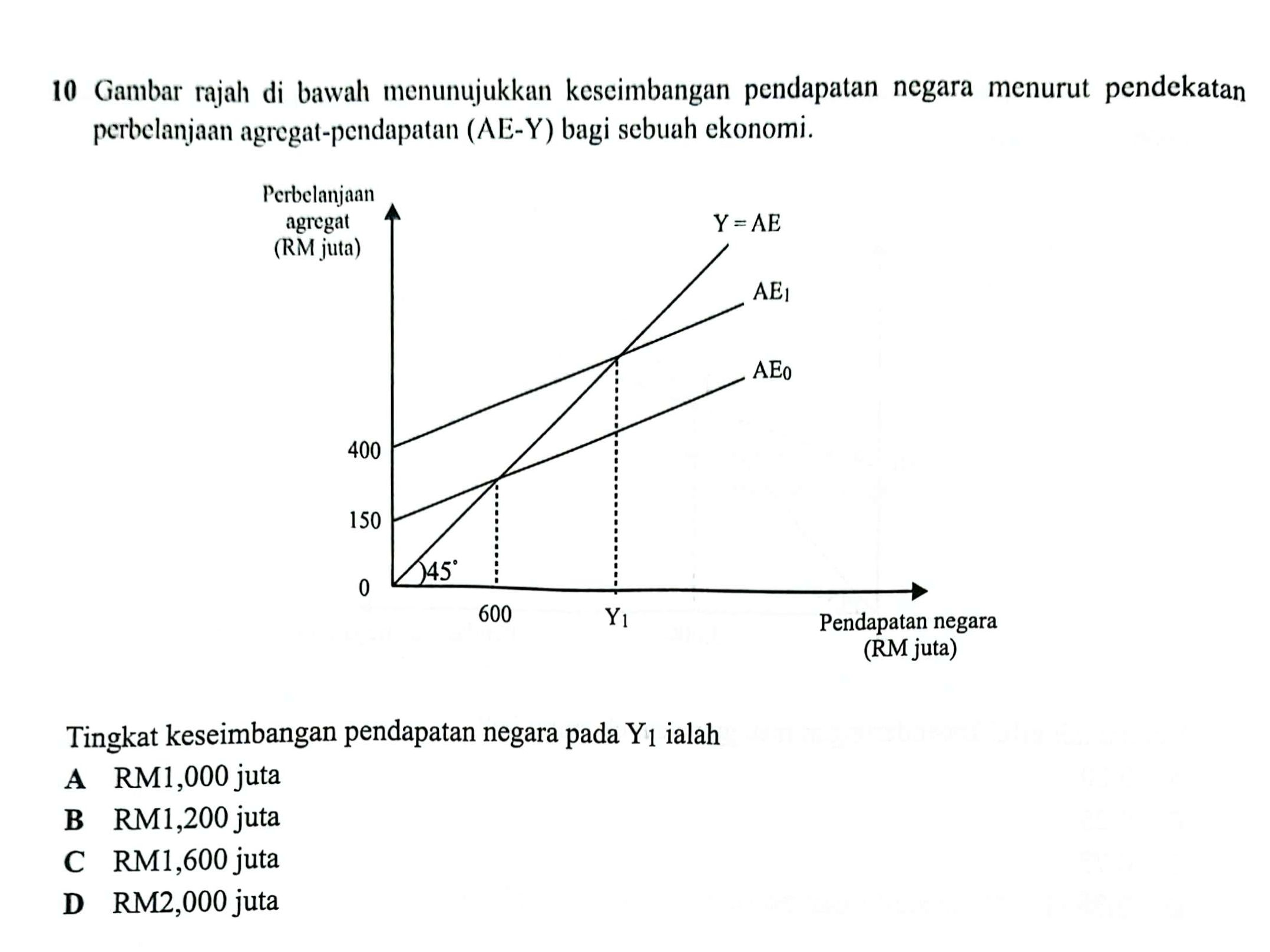 10 Gambar rajah di bawah menunujukkan | StudyX
