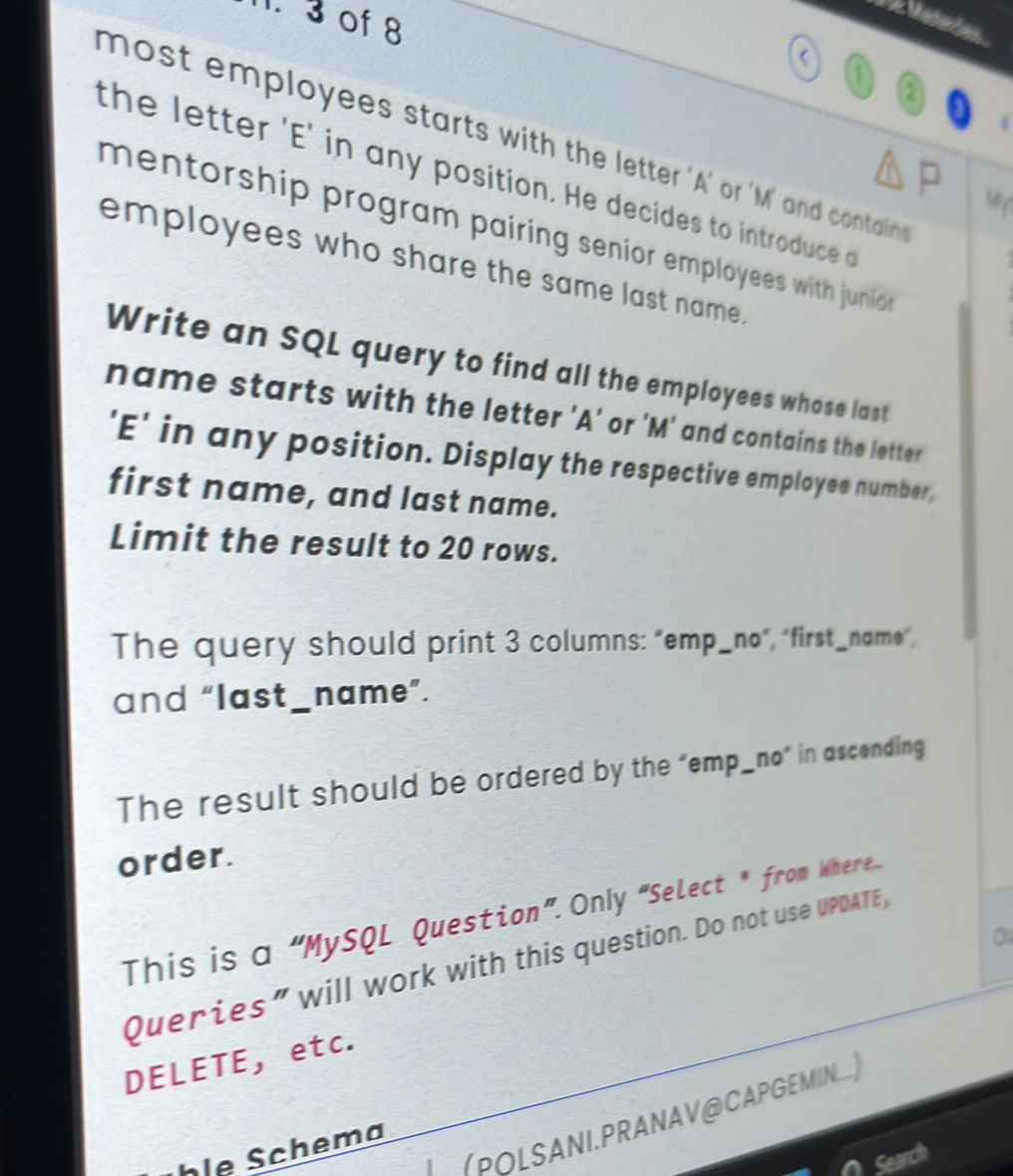 Write an SQL query to find all the employees | StudyX