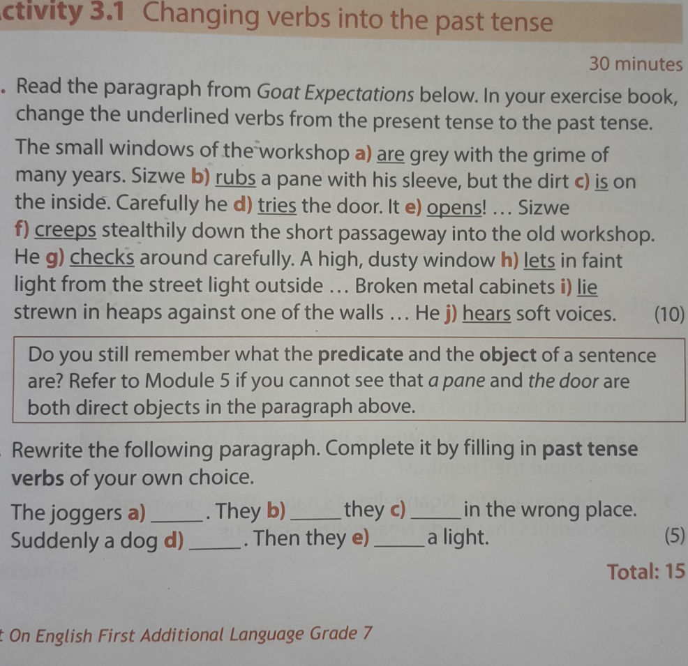 1. Read the paragraph from Goat Expectations | StudyX