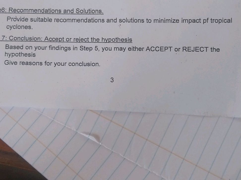 6: Recommendations and Solutions. Provide | StudyX