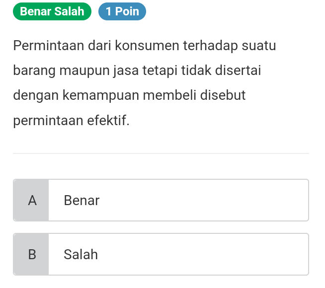 Permintaan dari konsumen terhadap suatu | StudyX