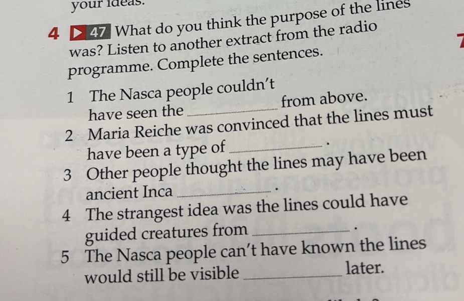 What do you think the purpose of the lines | StudyX