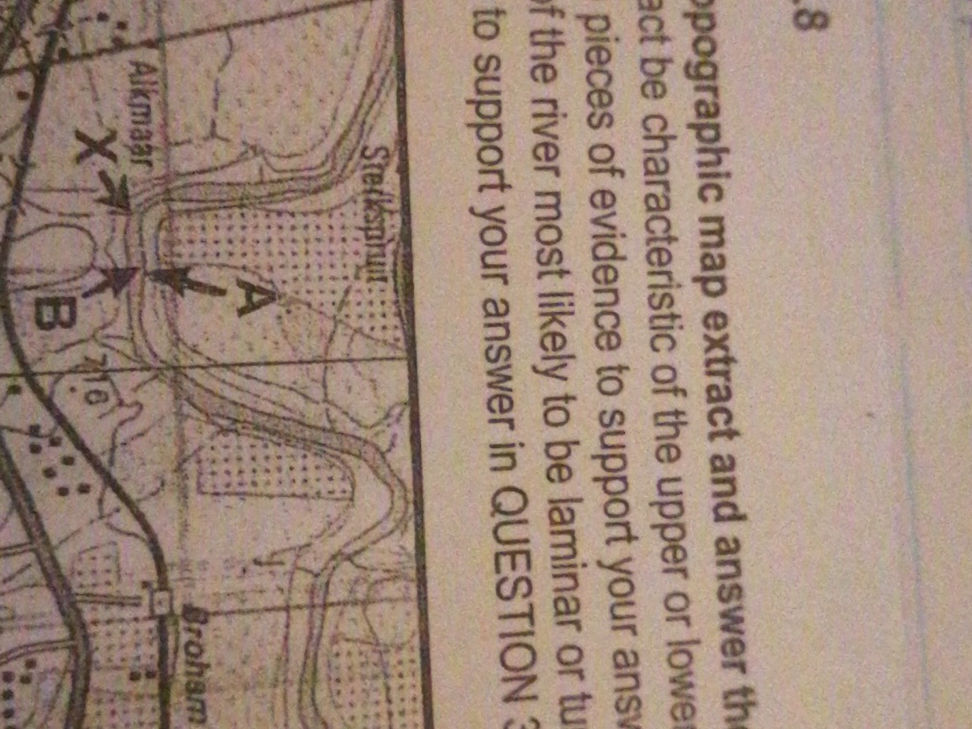 Topographic map extract and answer the act | StudyX