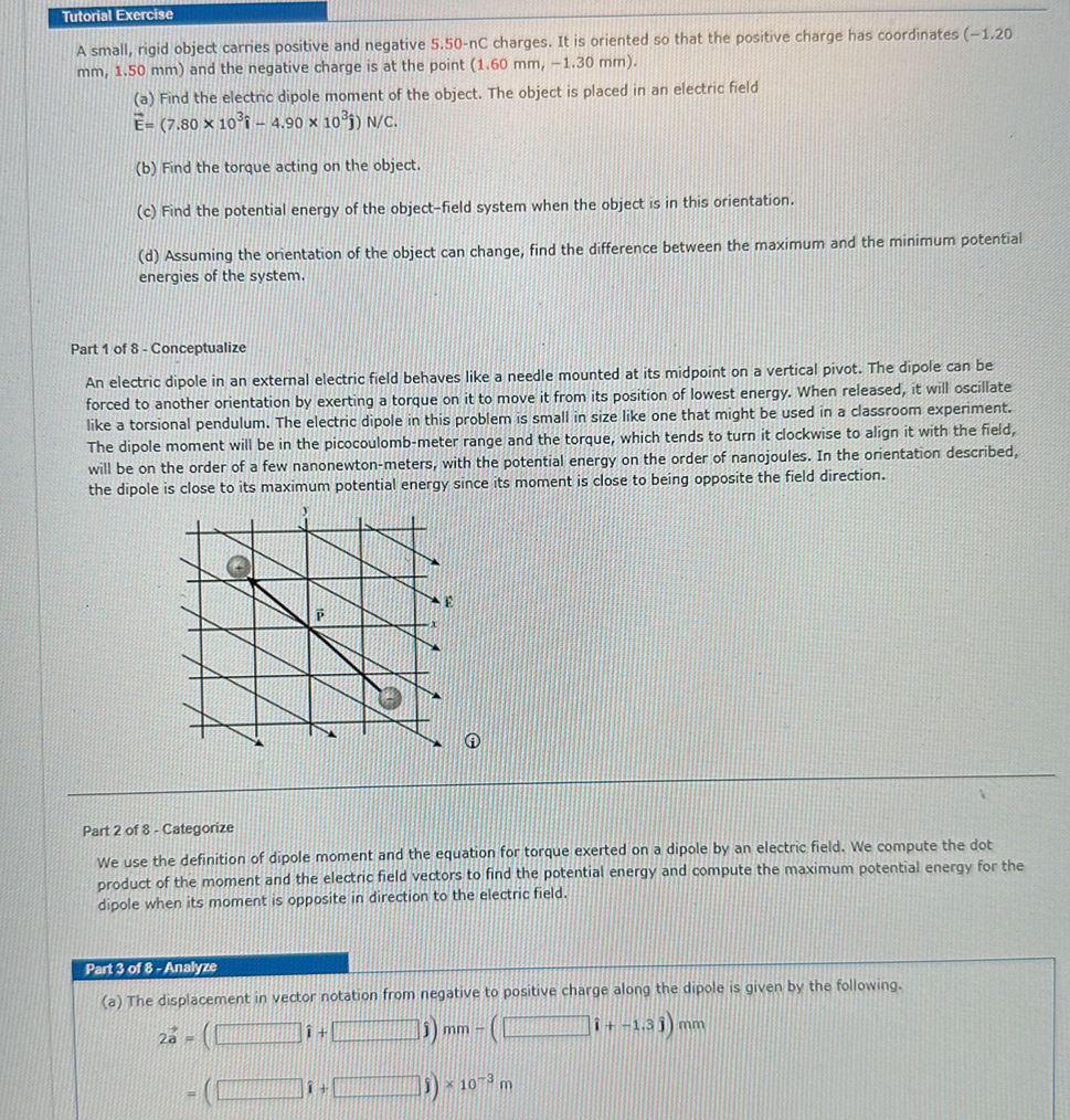 Tutorial Exercise A small, rigid object | StudyX