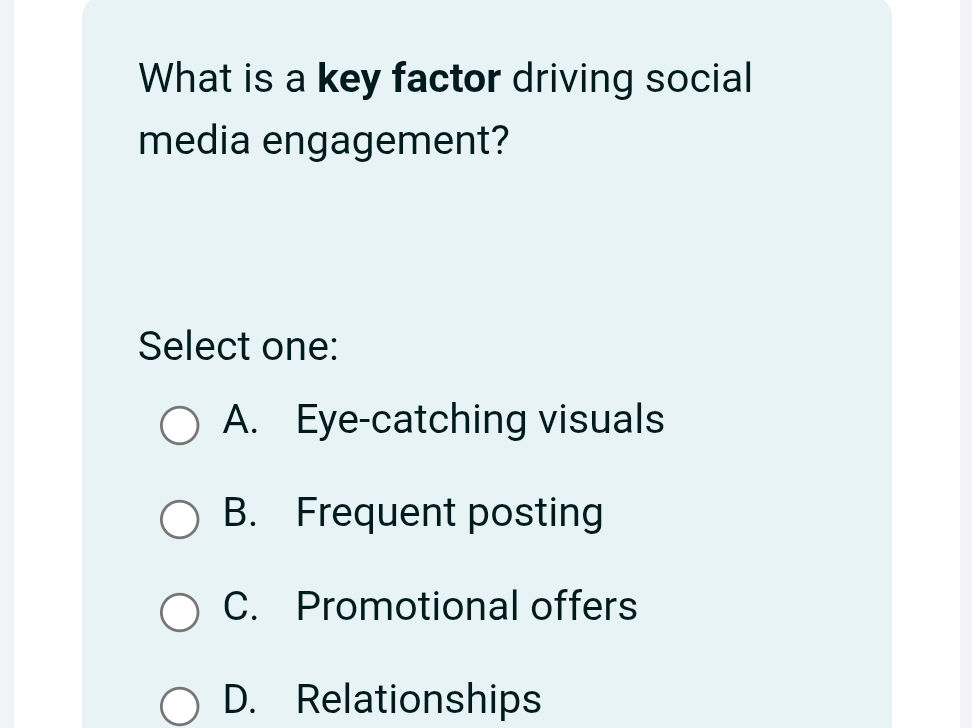 What is a key factor driving social media | StudyX