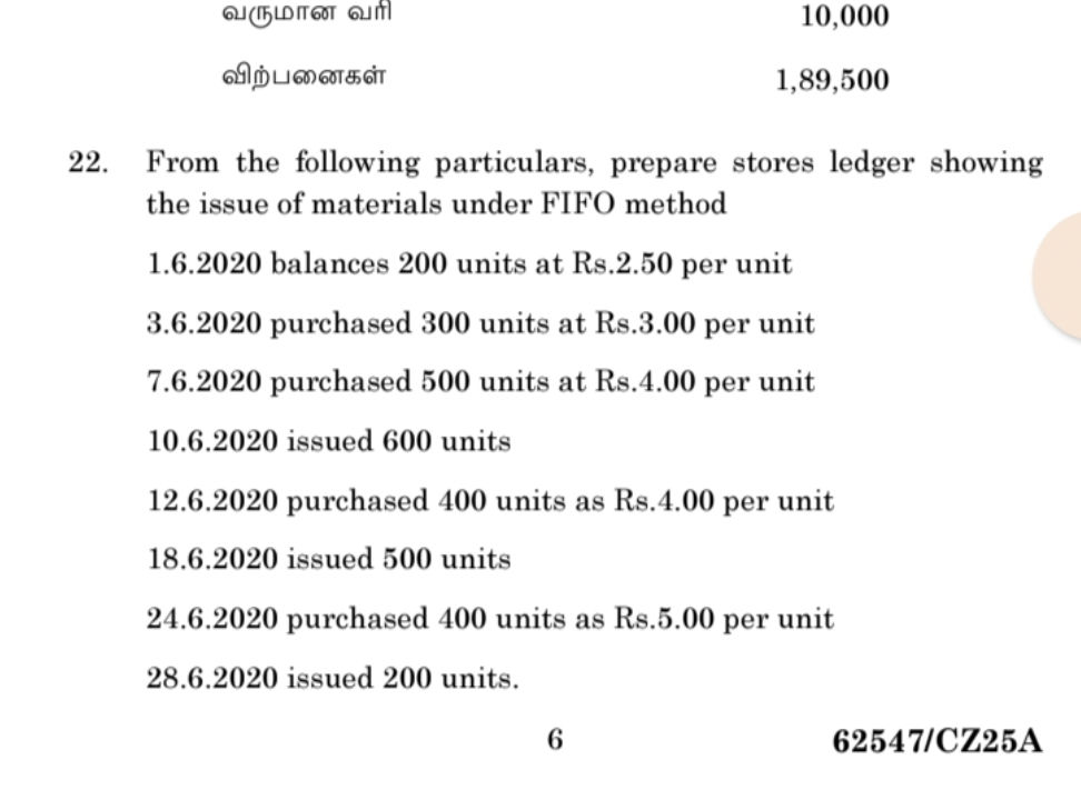 22. From the following particulars, prepare | StudyX
