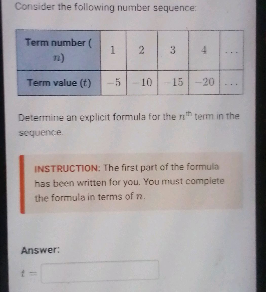 Consider the following number sequence: | | StudyX
