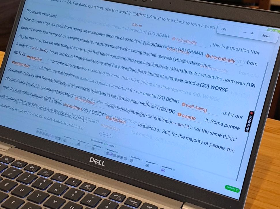 Too much exercise? For each question, use | StudyX