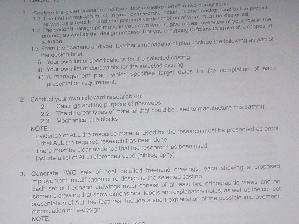 1. Analyse the given scenario and formulate | StudyX