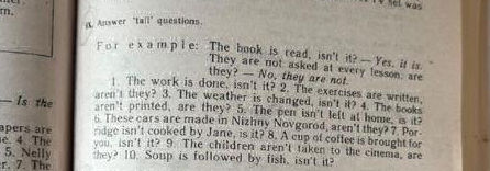 Answer 'tall' questions. For example: The | StudyX