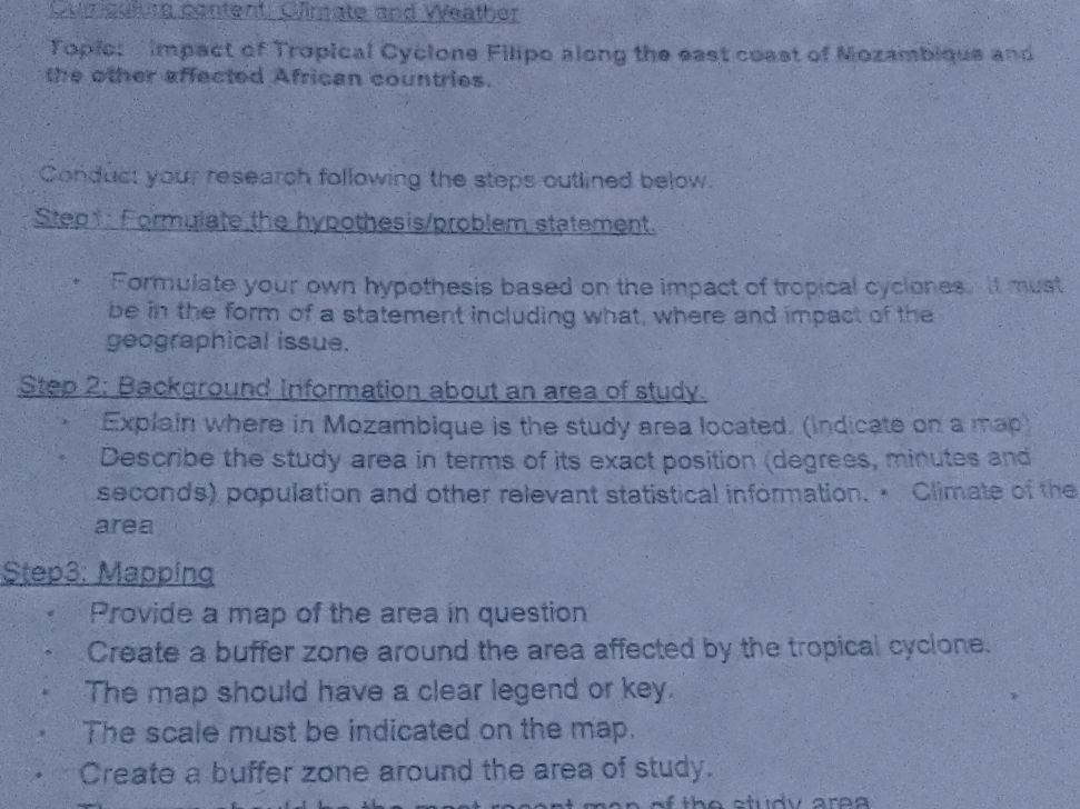 Curriculum content: Climate and Weather | StudyX