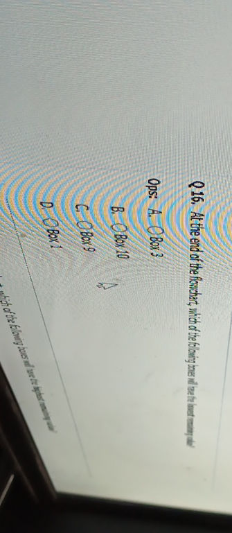 Q16. At the end of the flowchart, which of | StudyX