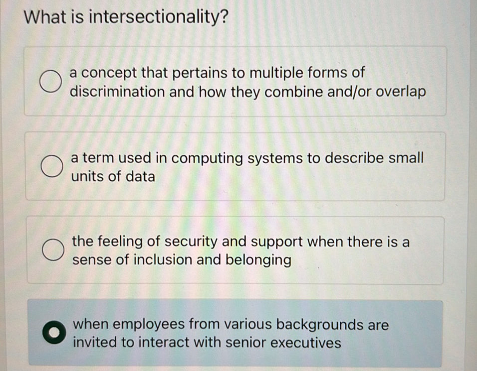 What is intersectionality? a concept that | StudyX