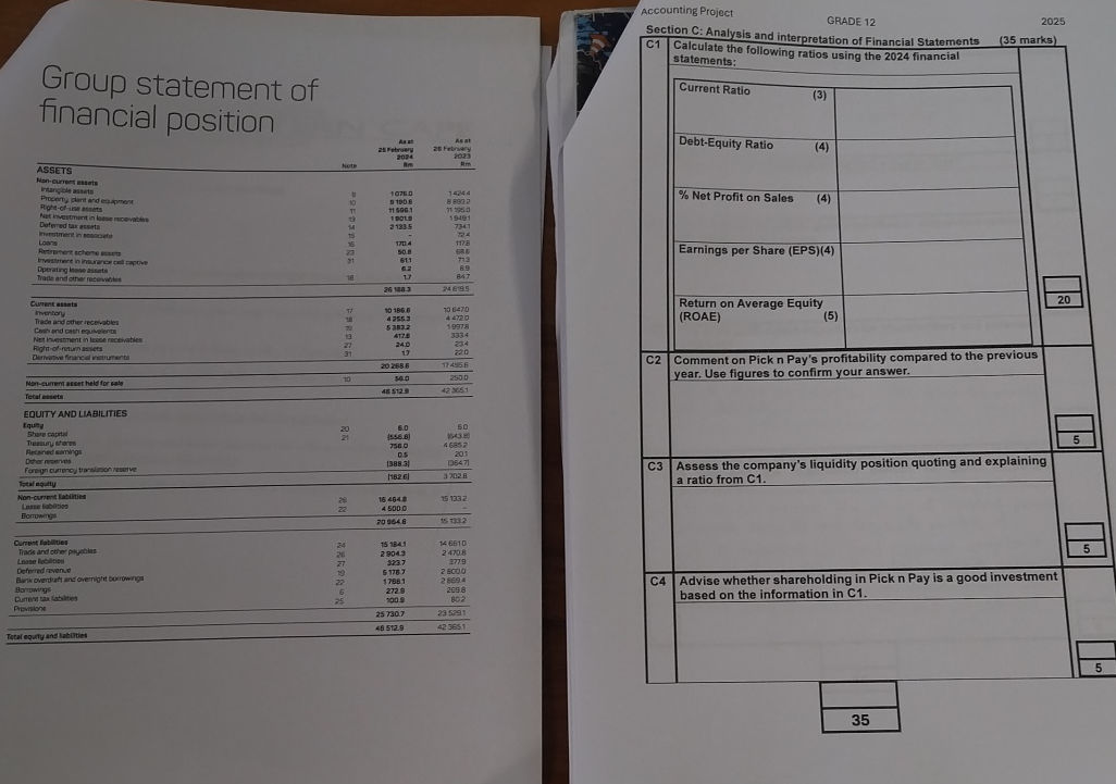 Section C: Analysis and interpretation of | StudyX