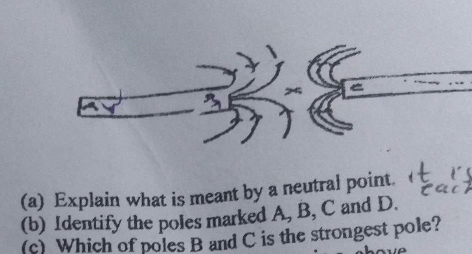 (a) Explain what is meant by a neutral | StudyX