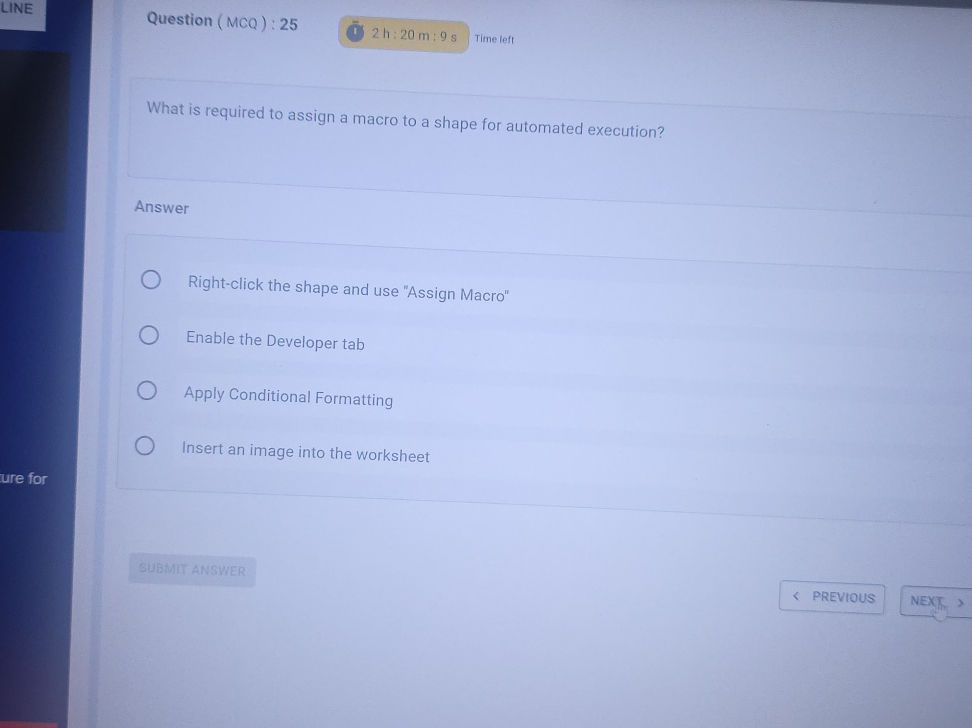 What is required to assign a macro to a | StudyX