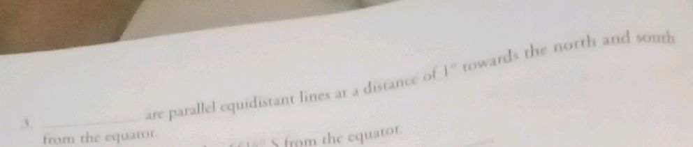 are parallel equidistant lines at a distance | StudyX