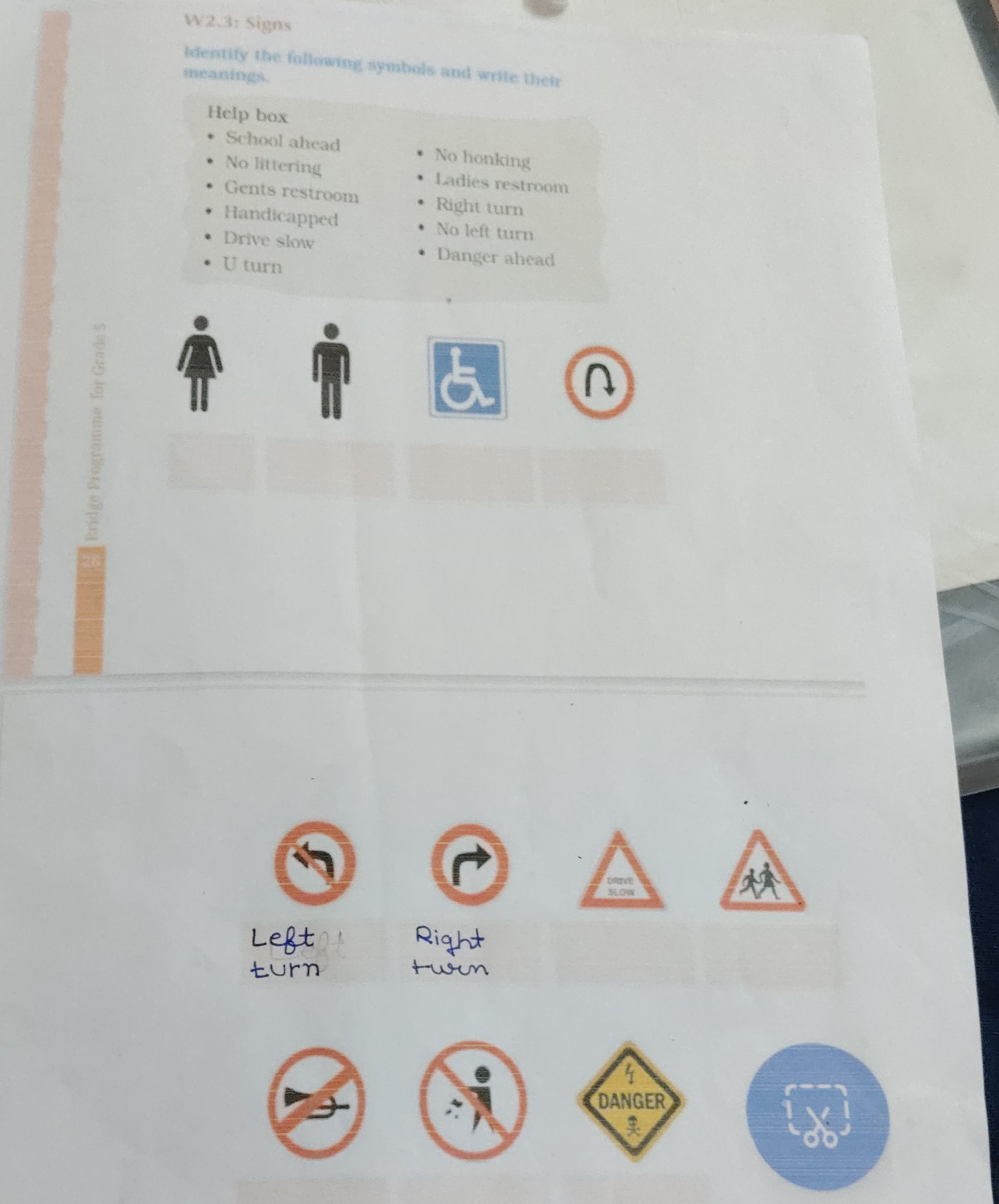 W2.3: Signs Identify the following symbols | StudyX