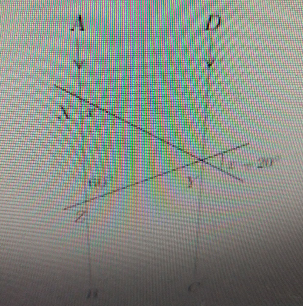 The image shows two parallel lines | StudyX
