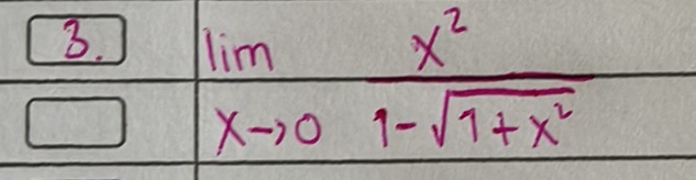 Calculate the following limit: $_{x 0} | StudyX