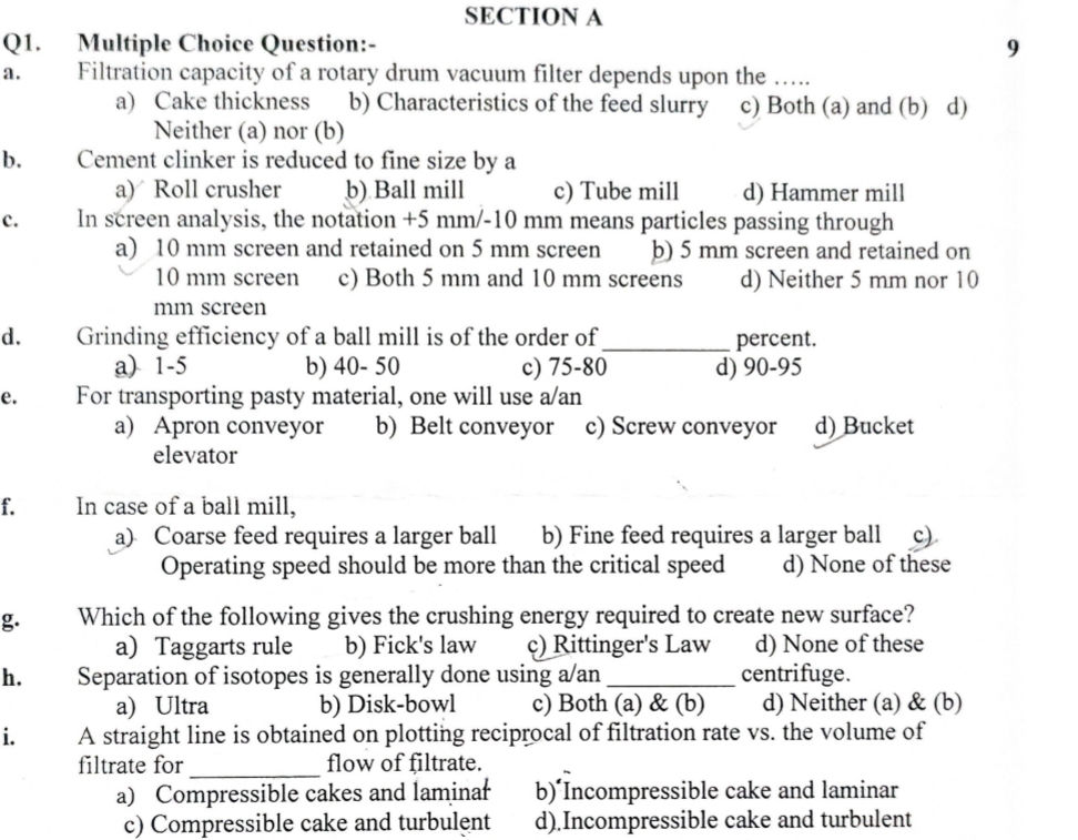 Q1. Multiple Choice Question:- a. | StudyX