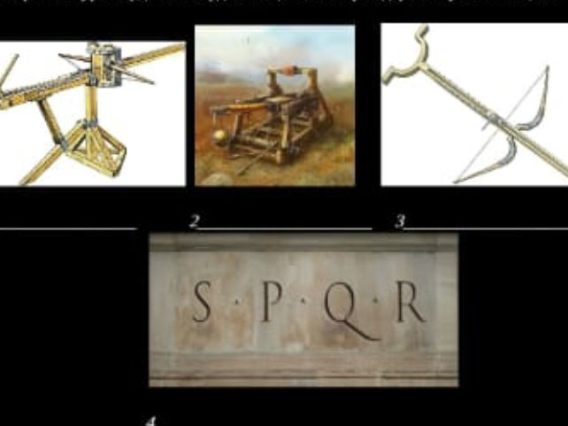 The image shows different ancient war | StudyX