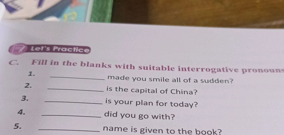 Fill in the blanks with suitable | StudyX