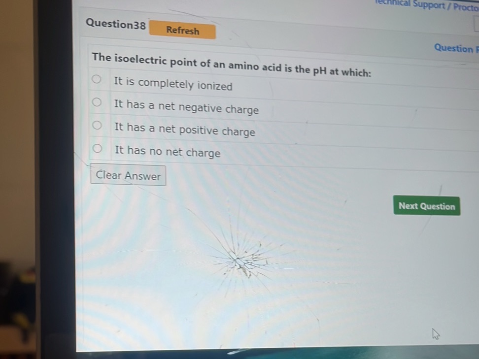 The isoelectric point of an amino acid is | StudyX