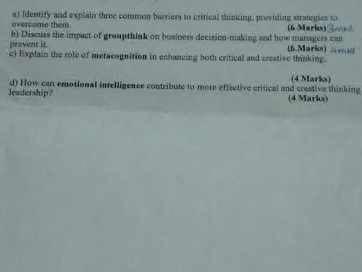 a) Identify and explain three common | StudyX