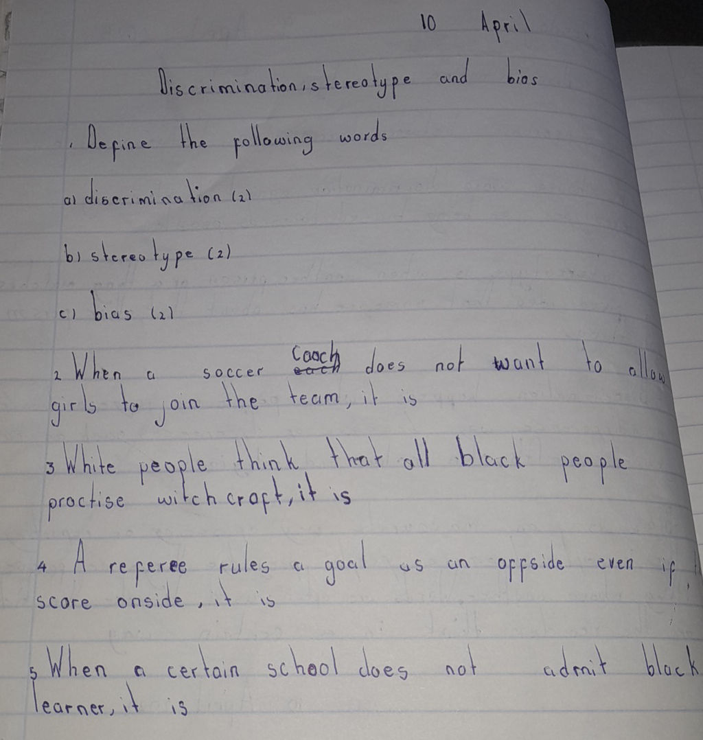 Define the following words. a) | StudyX