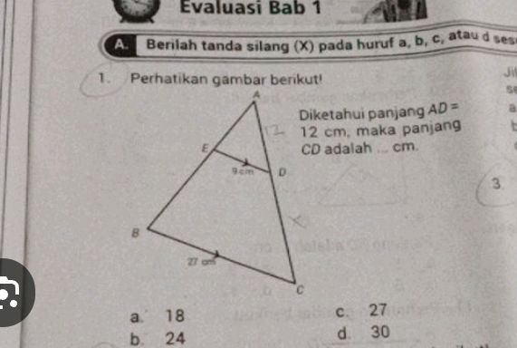 Perhatikan gambar berikut! Diketahui | StudyX
