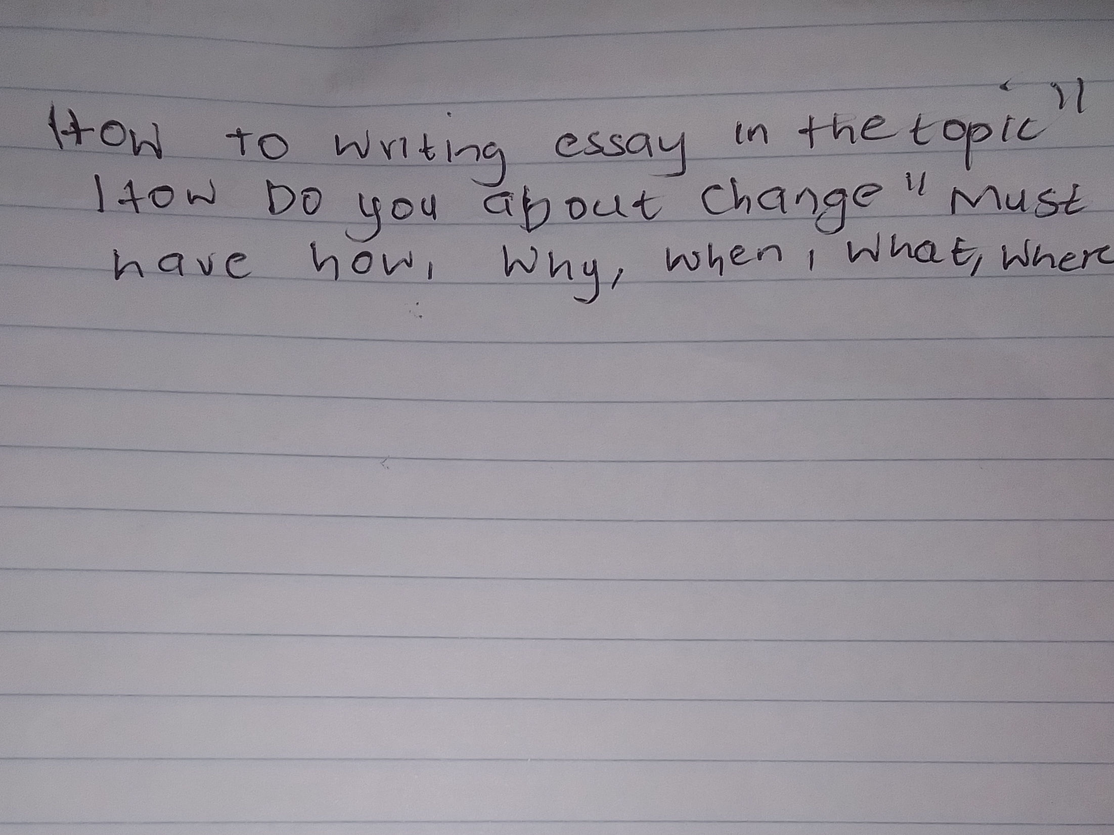 How to writing essay in the topic "How Do | StudyX