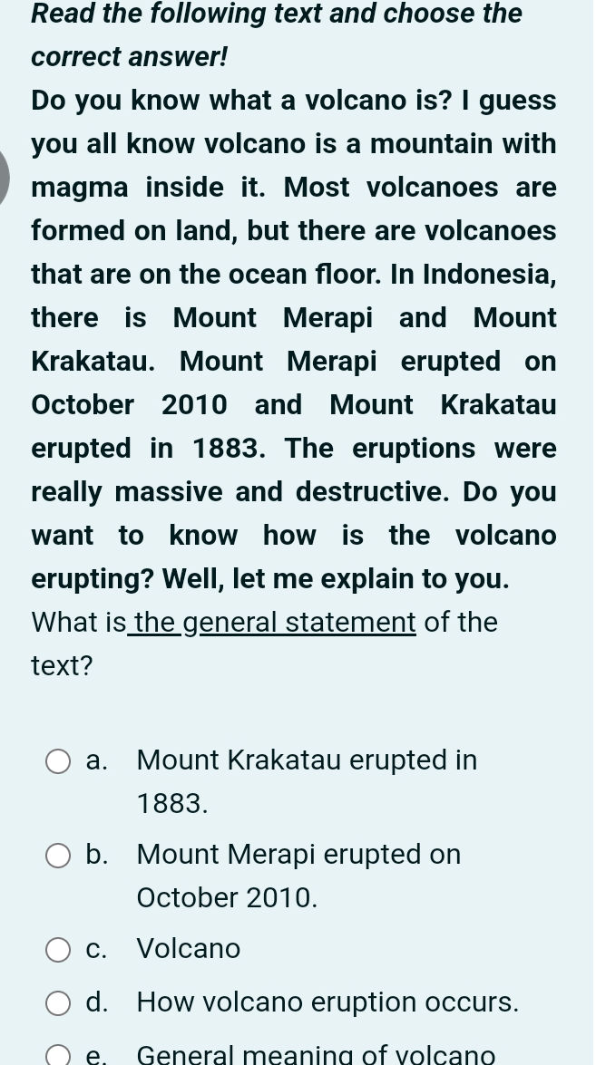 Read the following text and choose the | StudyX